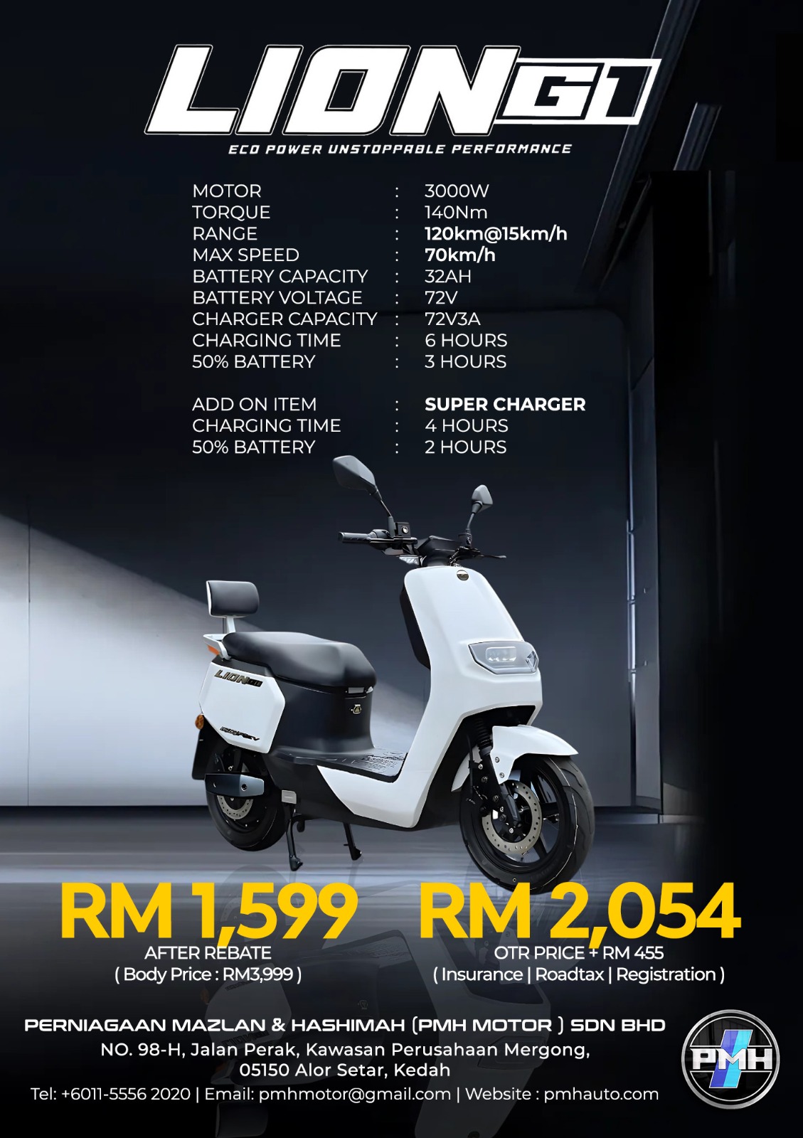 Lion G1 – Yellow Royal - PMH Motor